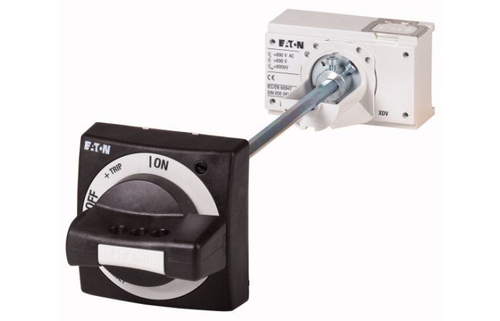 Rękojeść drzwiowa z blokadą, NZM3-XTVD, czarna | 260170 Eaton